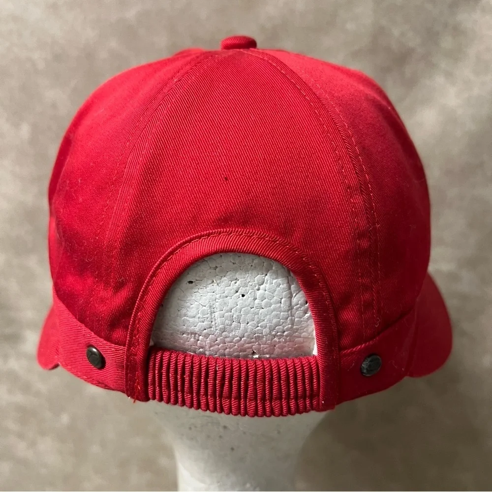 Liz Claiborne | Accessories | Retro Liz Claiborne Red Half Brim Hat 99s ...